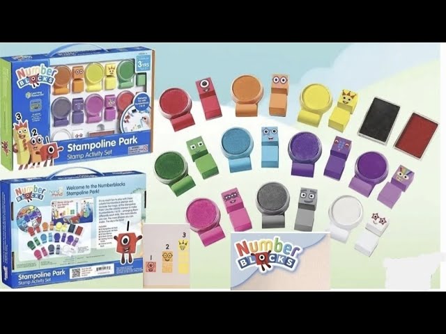Unboxing And Review Of Numberblocks Stampolines Park Activity Set (1-10)